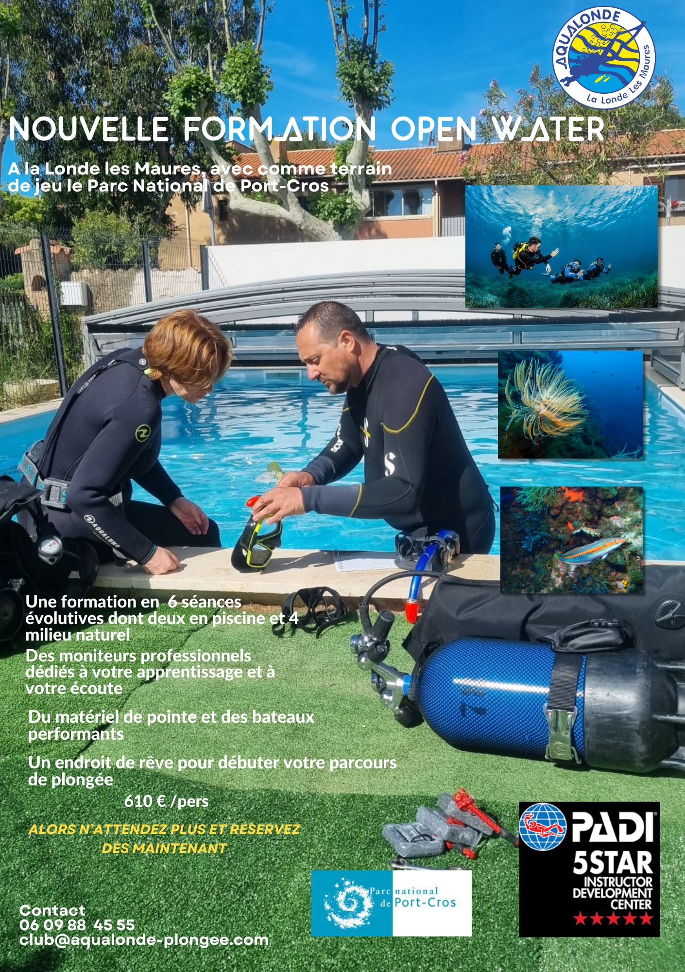 Formation plongée sous-marine Open Water – PADI à Aqualonde (La Londe ...