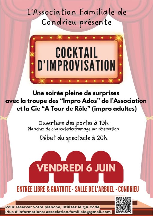 Soirée d'Improvisation théâtrale - Vienne Condrieu Tourisme