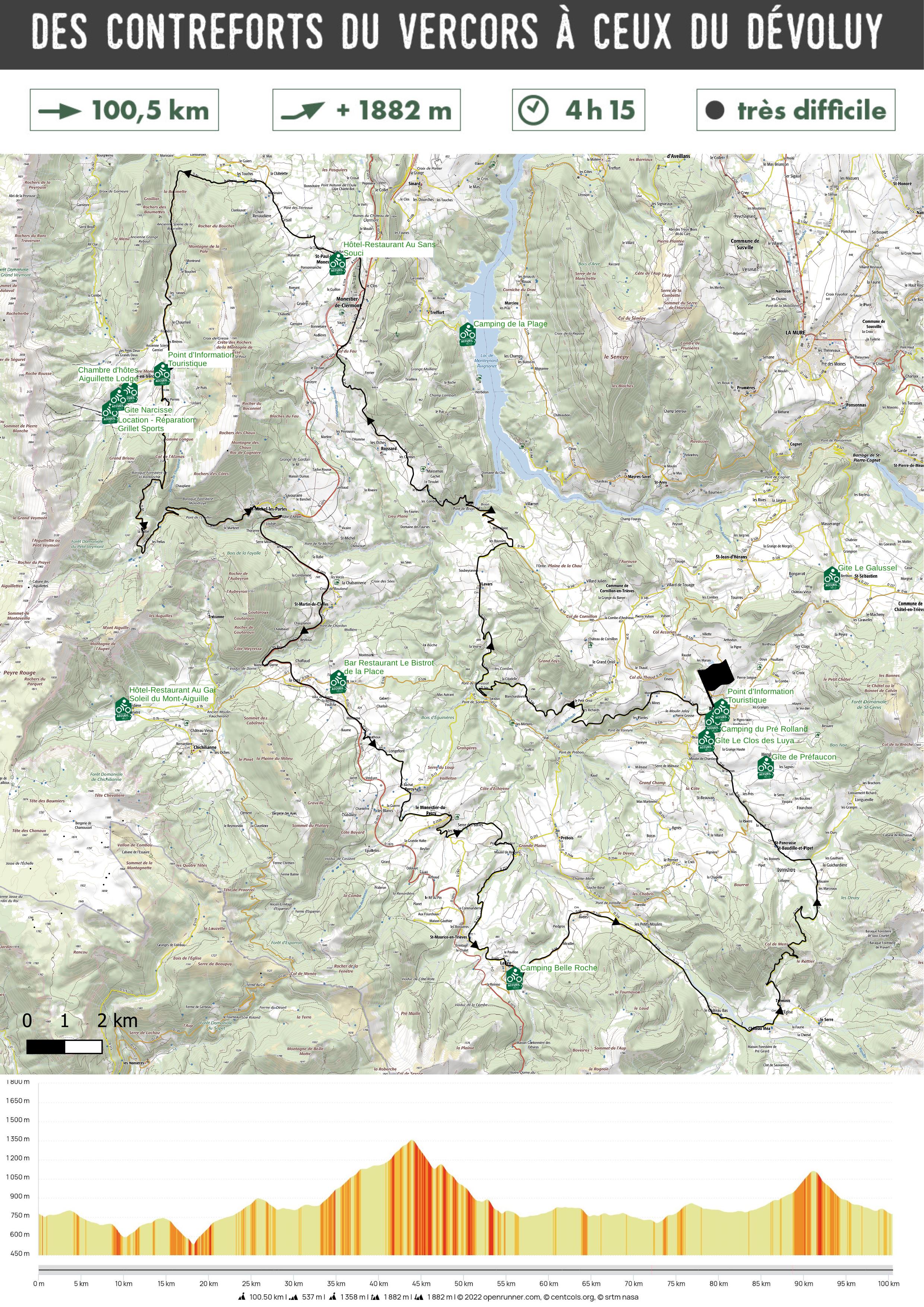Des contreforts du Vercors à ceux du Dévoluy - Itinéraire cyclo n°9 ...