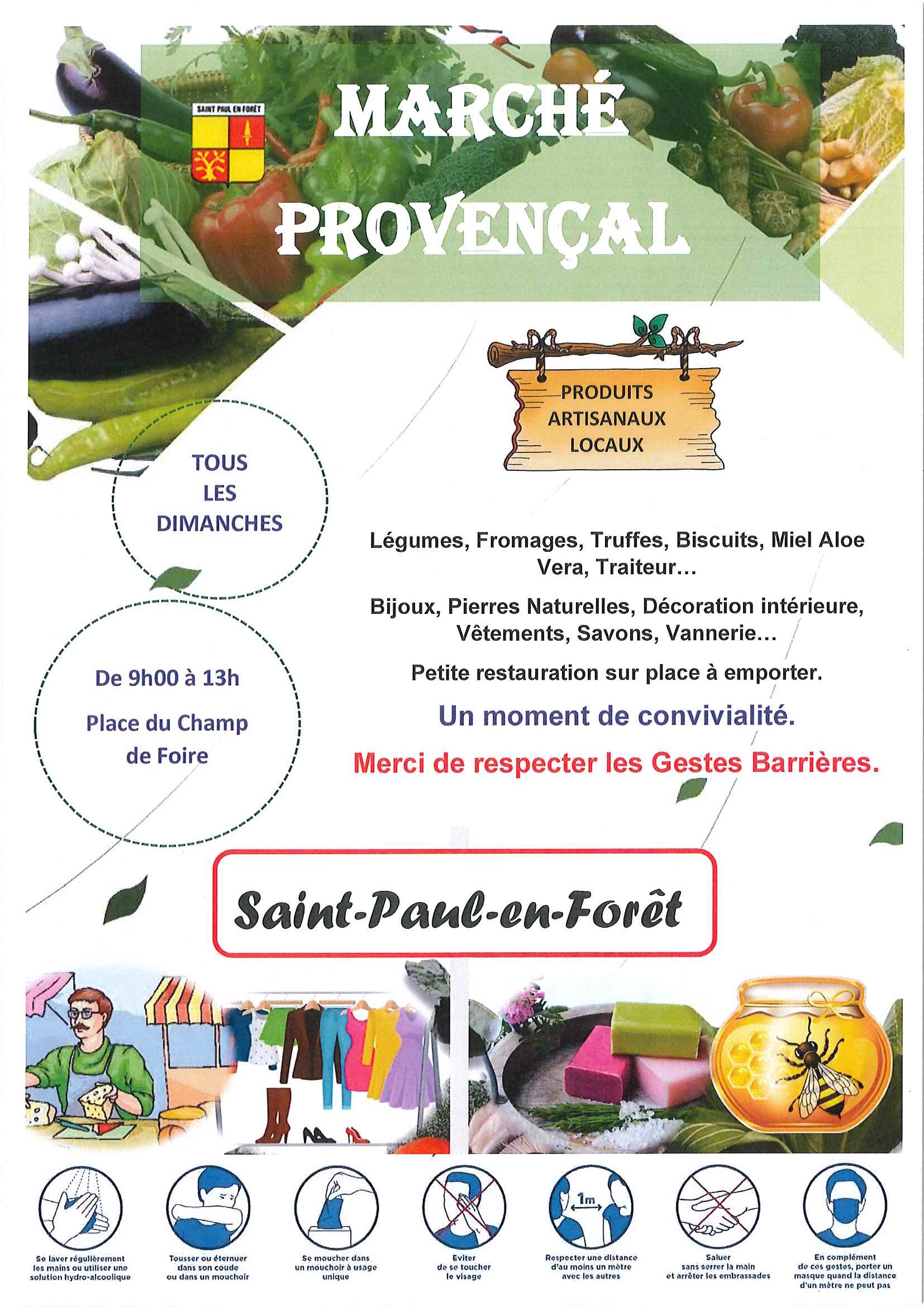 Marché hebdomadaire de Saint Paul en Forêt (Saint-Paul-en-Forêt ...
