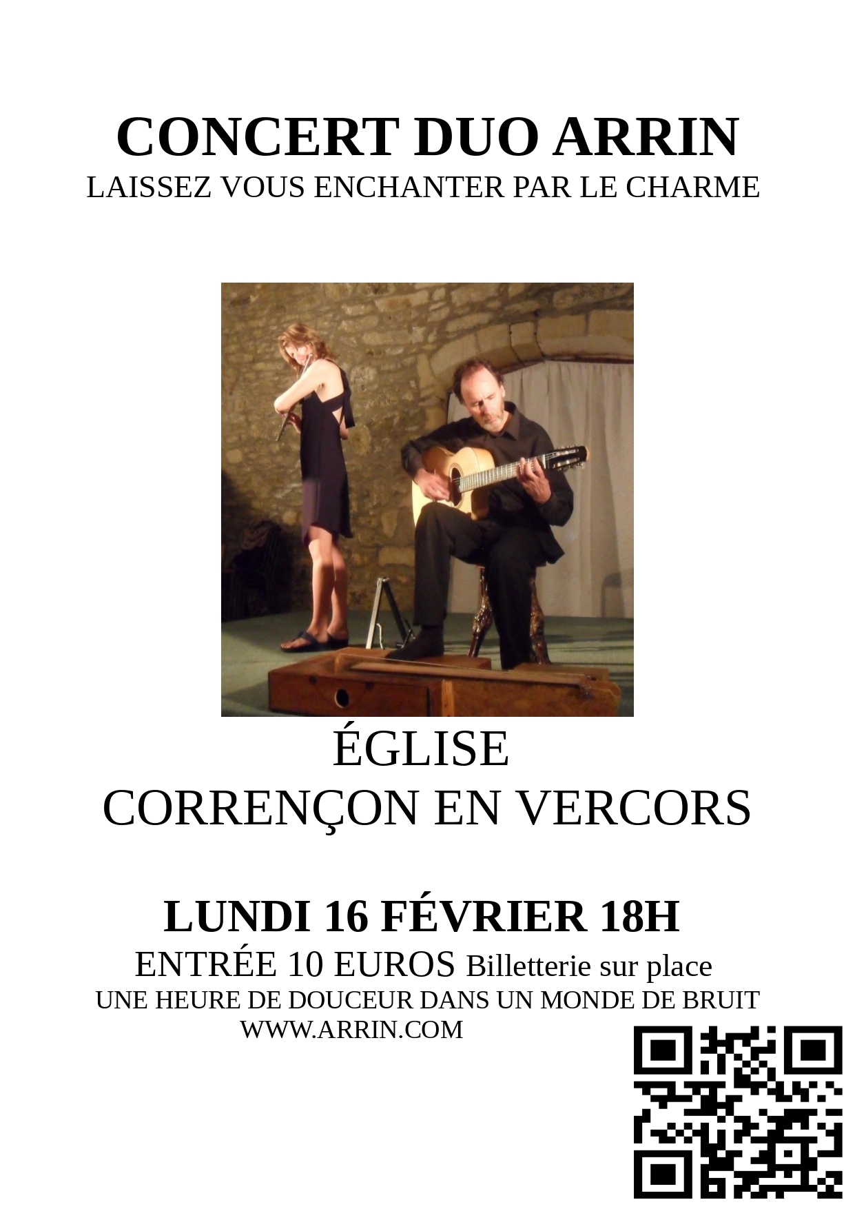Concert Duo Arrin | Isère Culture