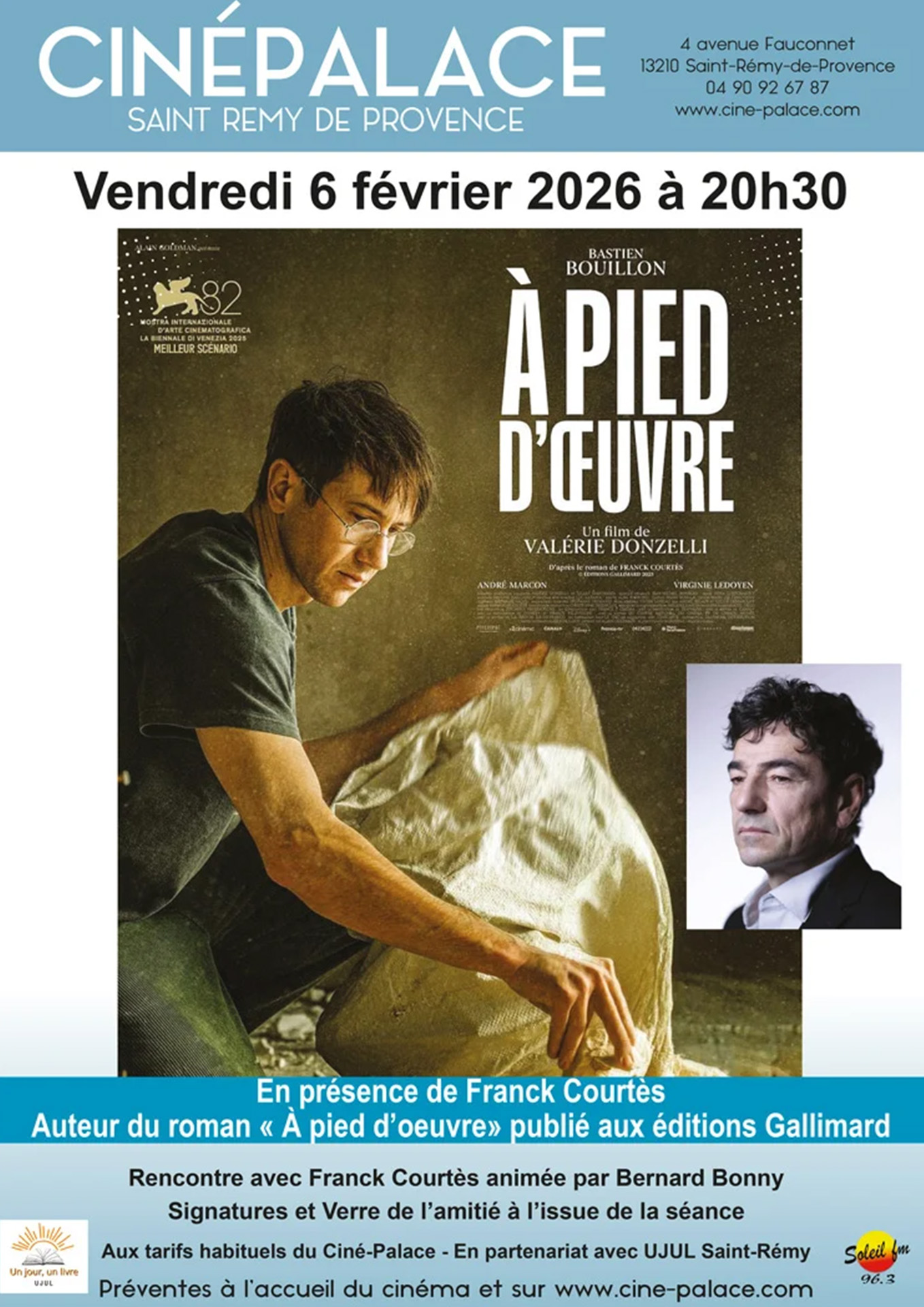 ‘At work’: Meeting with Franck Courtès, author - Alpilles en Provence