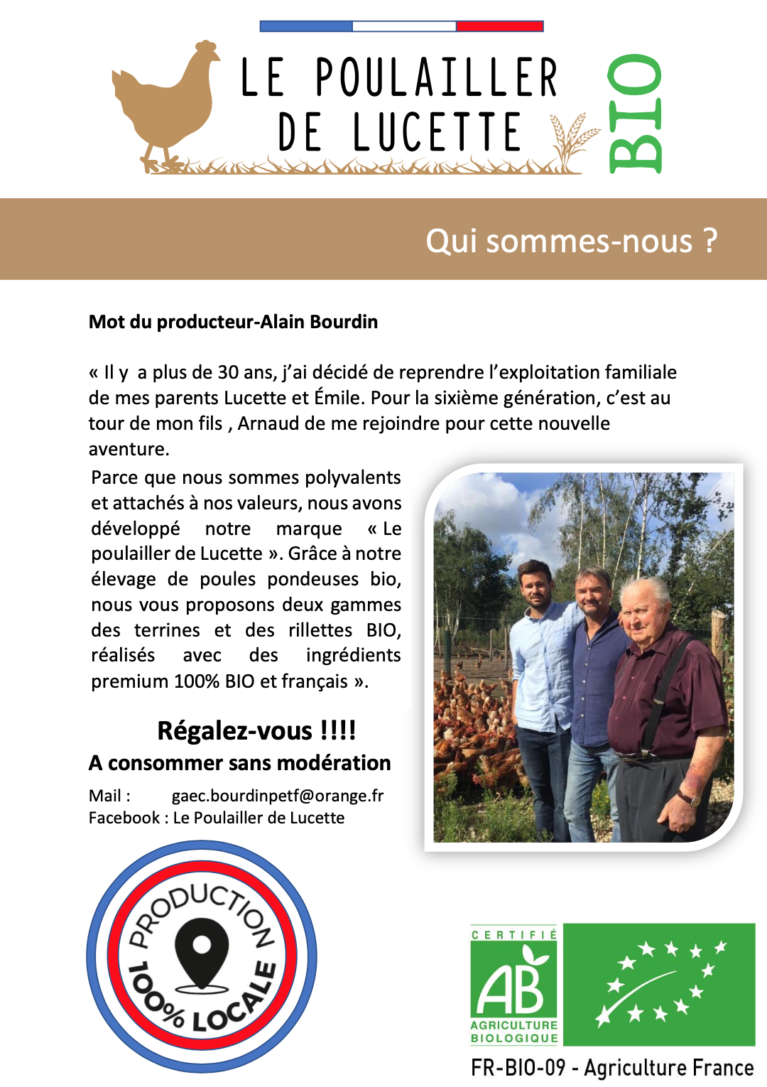 Le Poulailler de Lucette – GAEC Bourdin - Saumur Val de Loire Tourisme