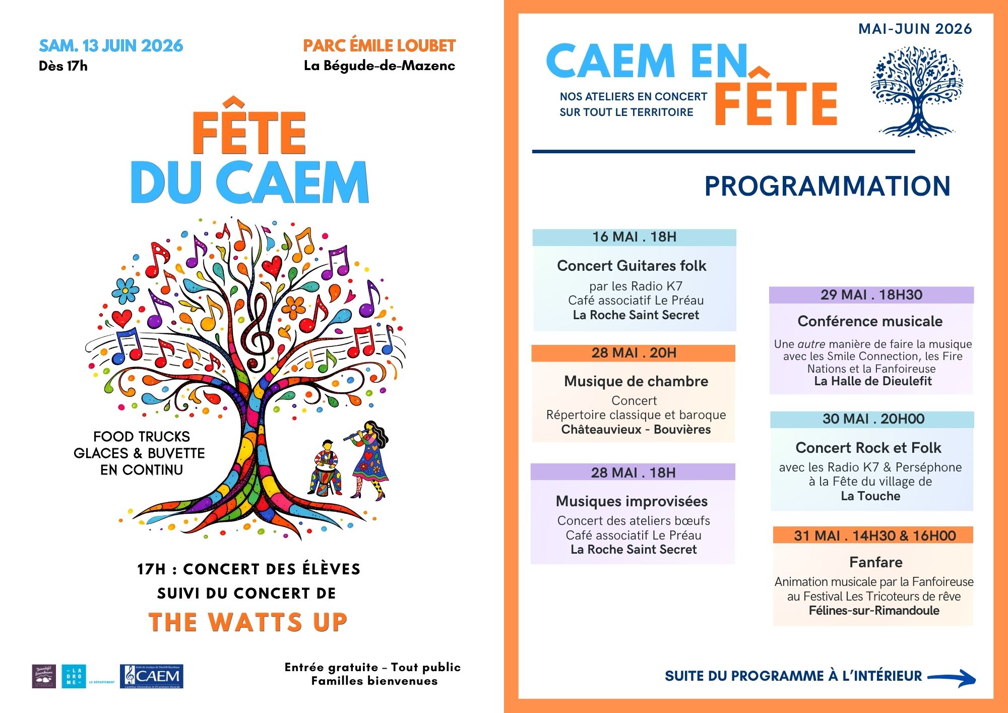 Caem en fête – Concerts Pop-Rock - La Drôme Tourisme