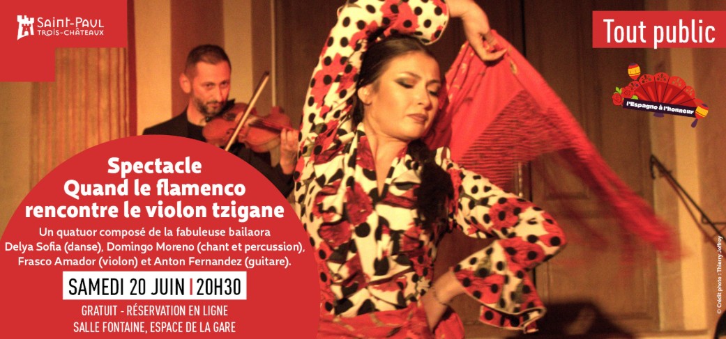 Spectacle « Quand le flamenco rencontre le violon tzigan » - La Drôme ...
