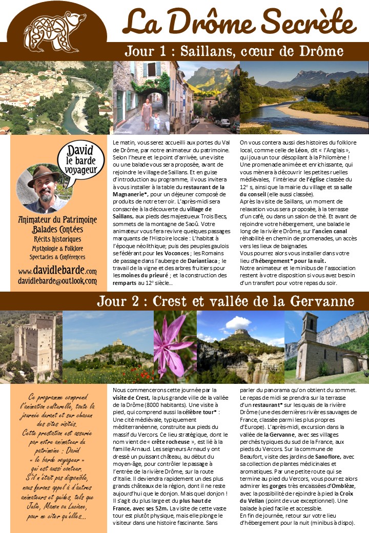 La Drôme Secrète avec Andarta – Séjour dans la vallée de la Drôme et ...