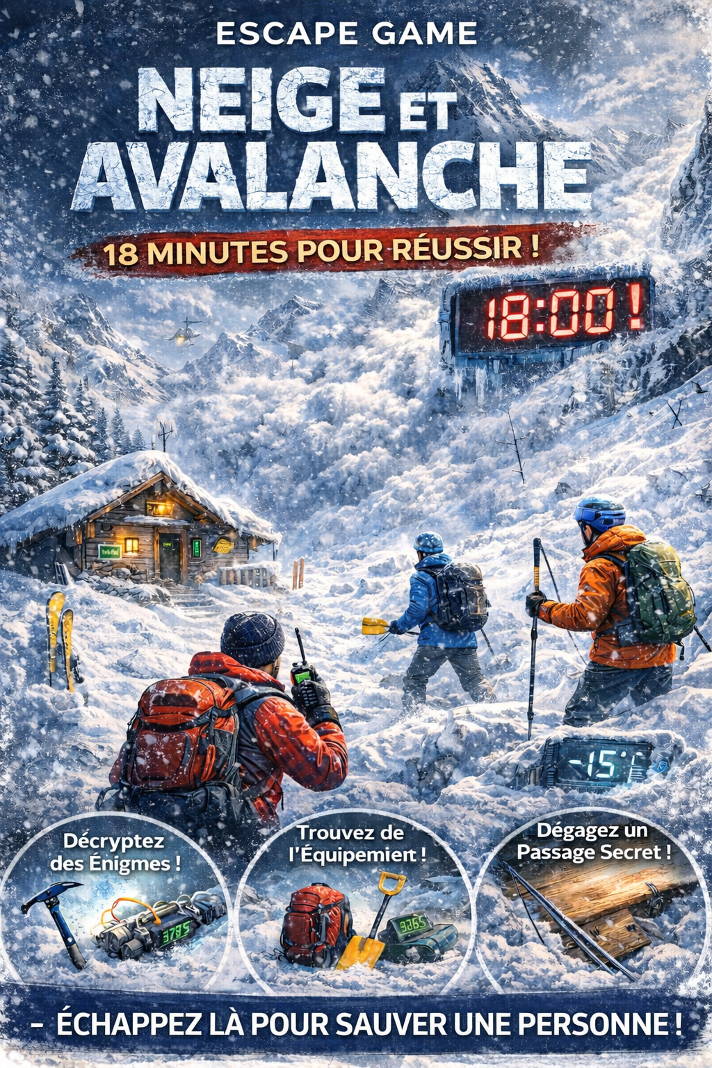 Escape game Avalanche | Explore Savoie - French Alps