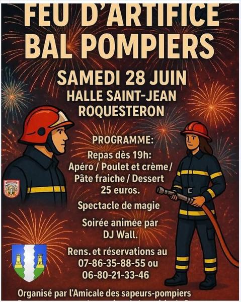BAL DES POMPIERS VOLONTAIRES, Distractions et loisirs - Roquestéron ...