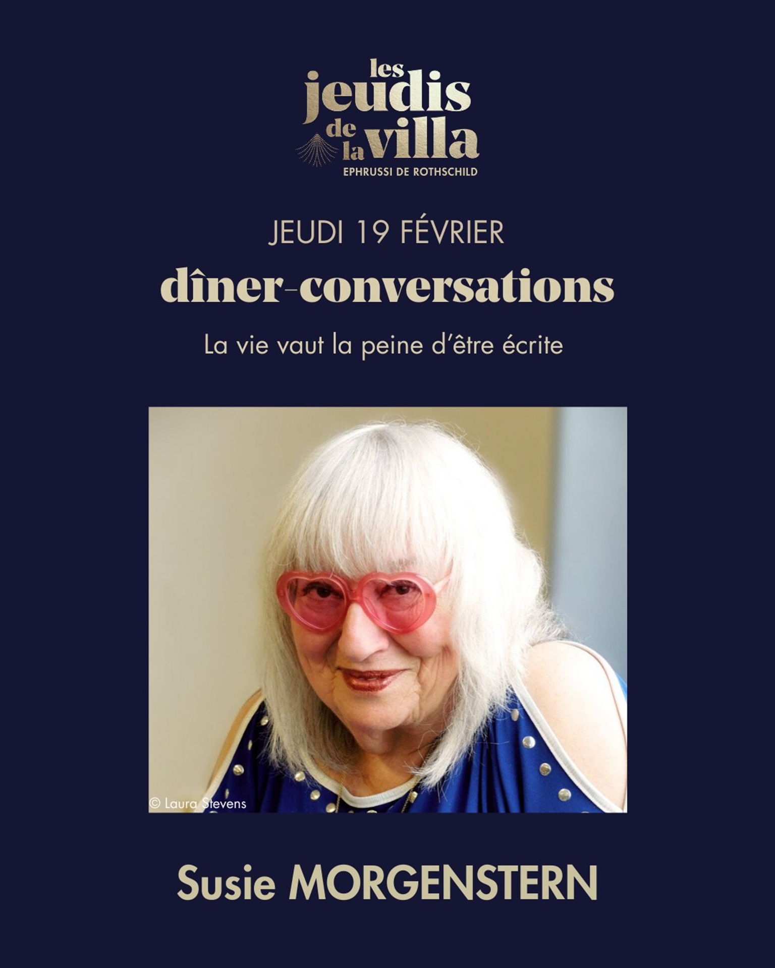 Les Jeudis de la Villa - Susie Morgenstern : La vie vaut la peine d ...