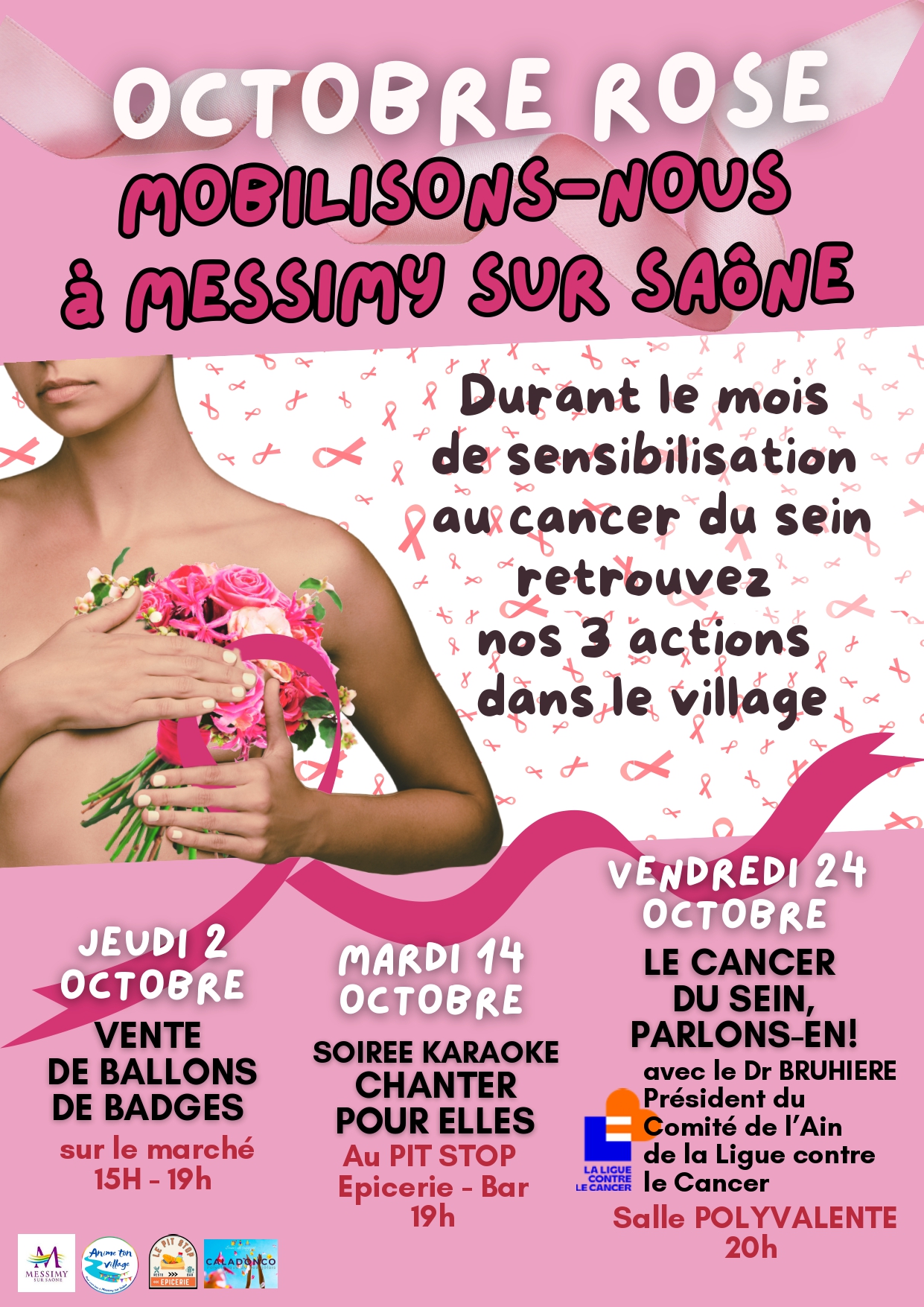 Animations Octobre Rose - Que faire dans l'Ain