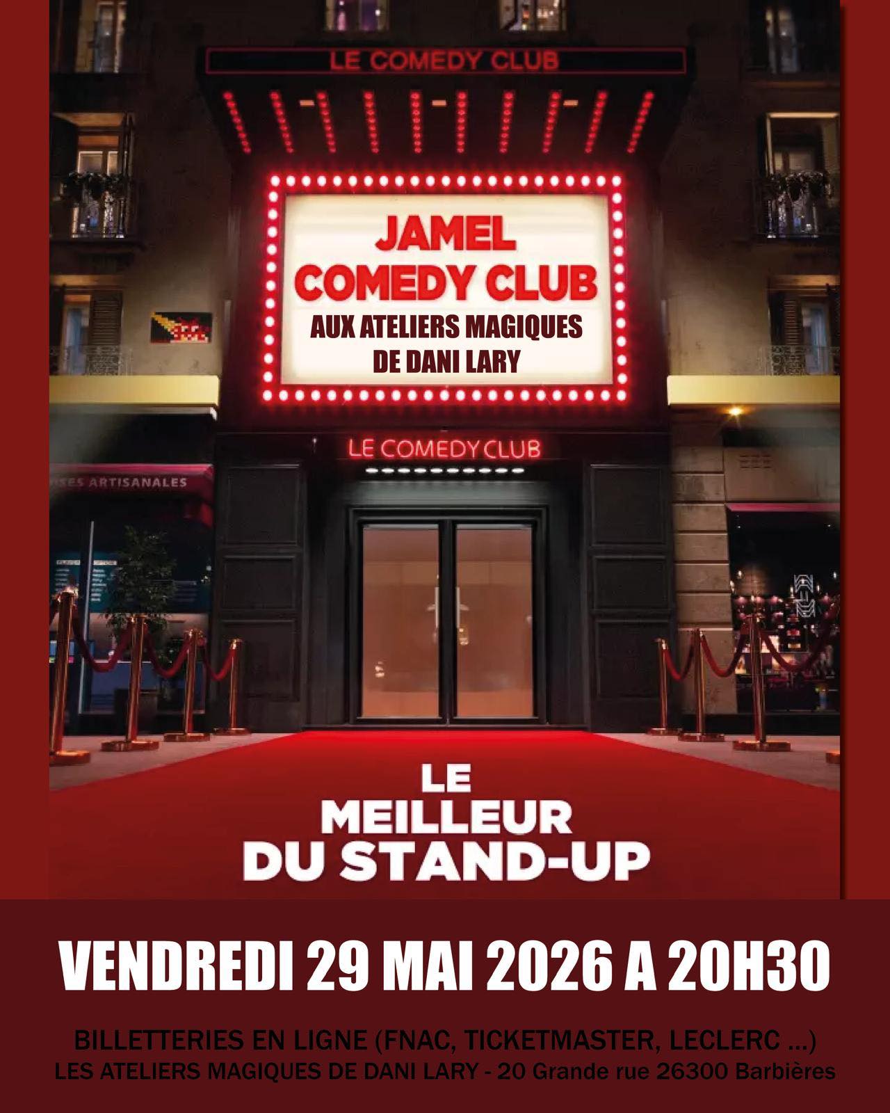 Jamel Comedy Club - La Drôme Tourisme