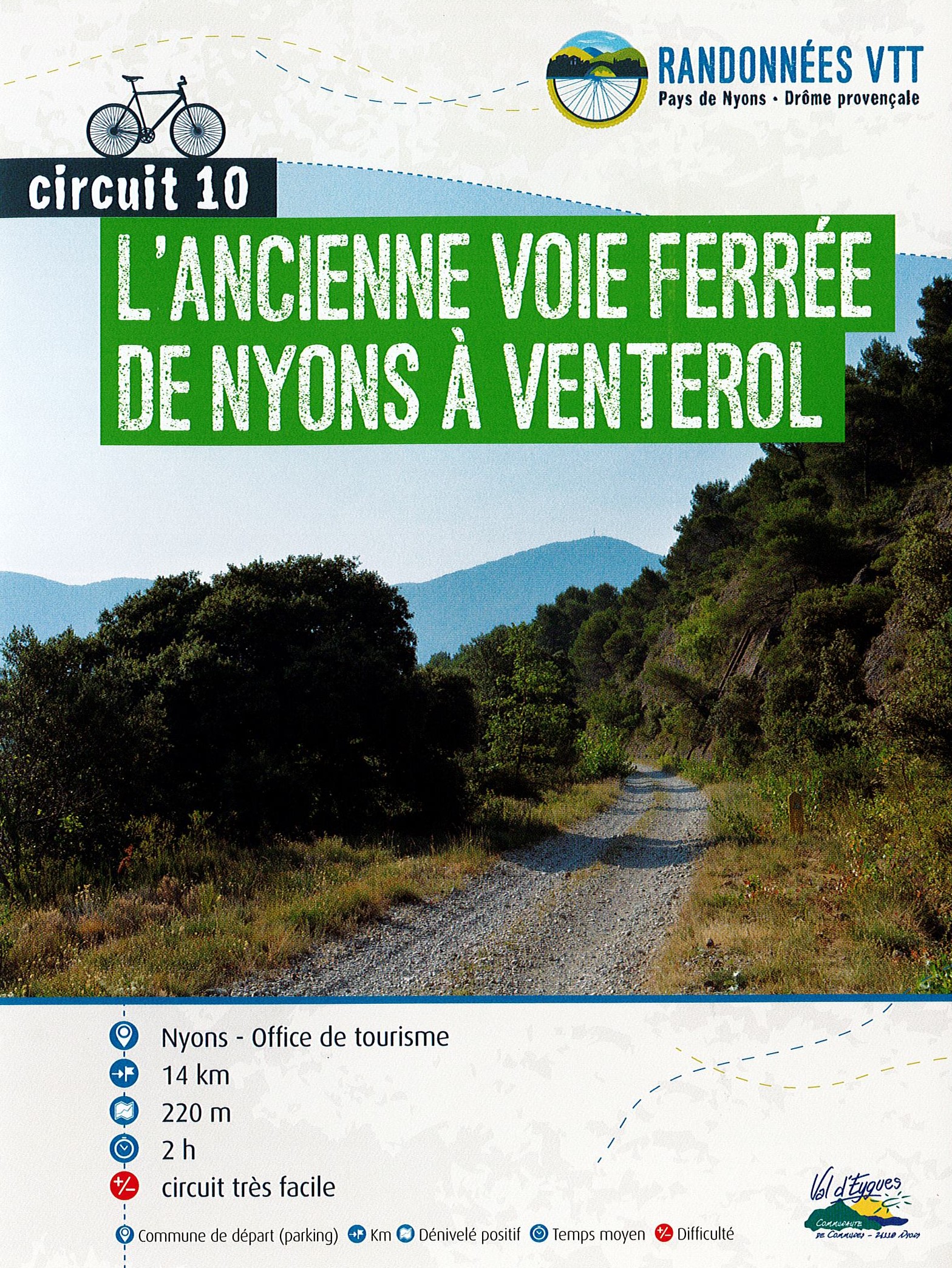 L’ancienne voie ferrée de Nyons à Venterol - La Drôme Tourisme