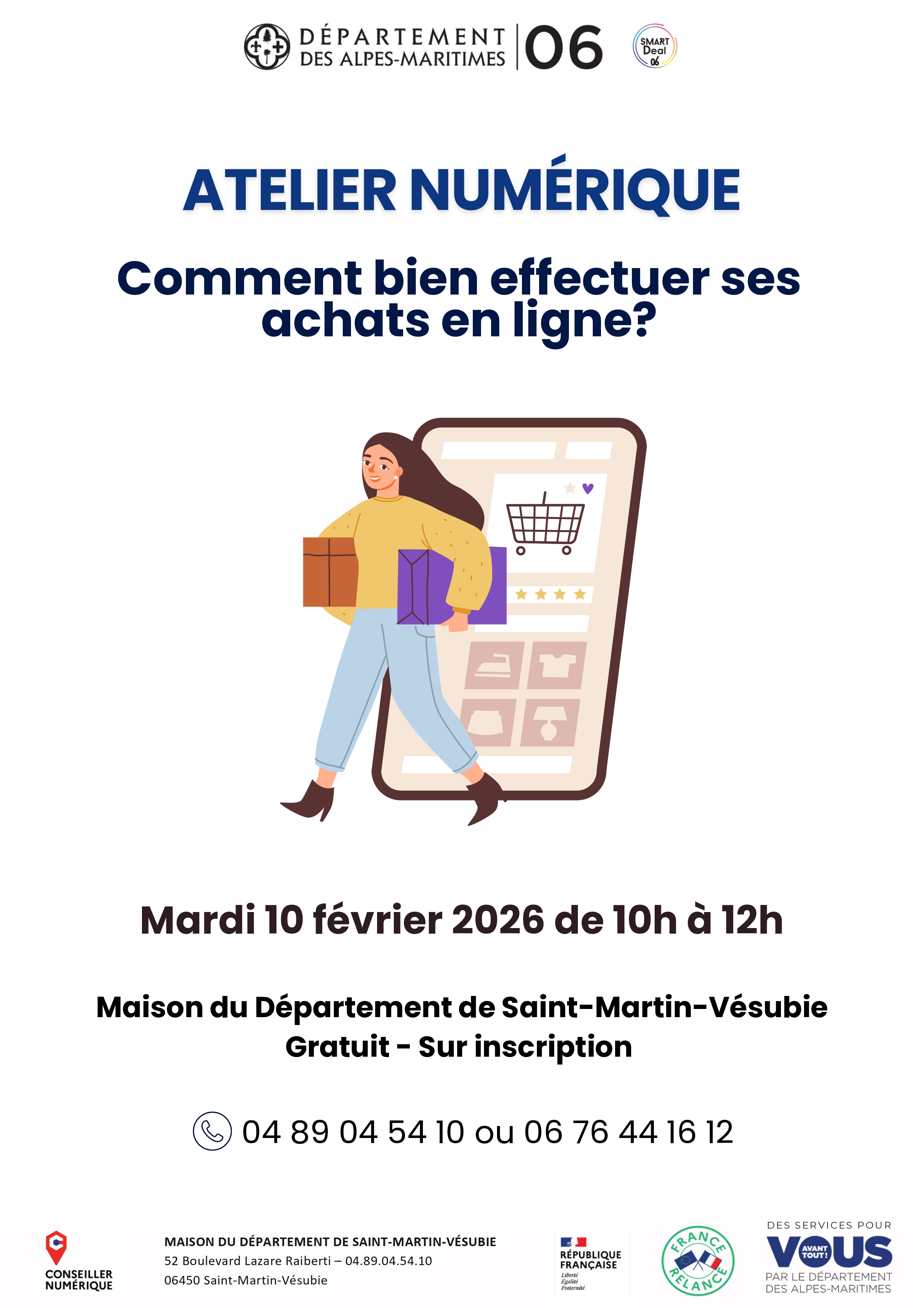 Atelier numérique - Comment bien effectuer ses achats en ligne ...