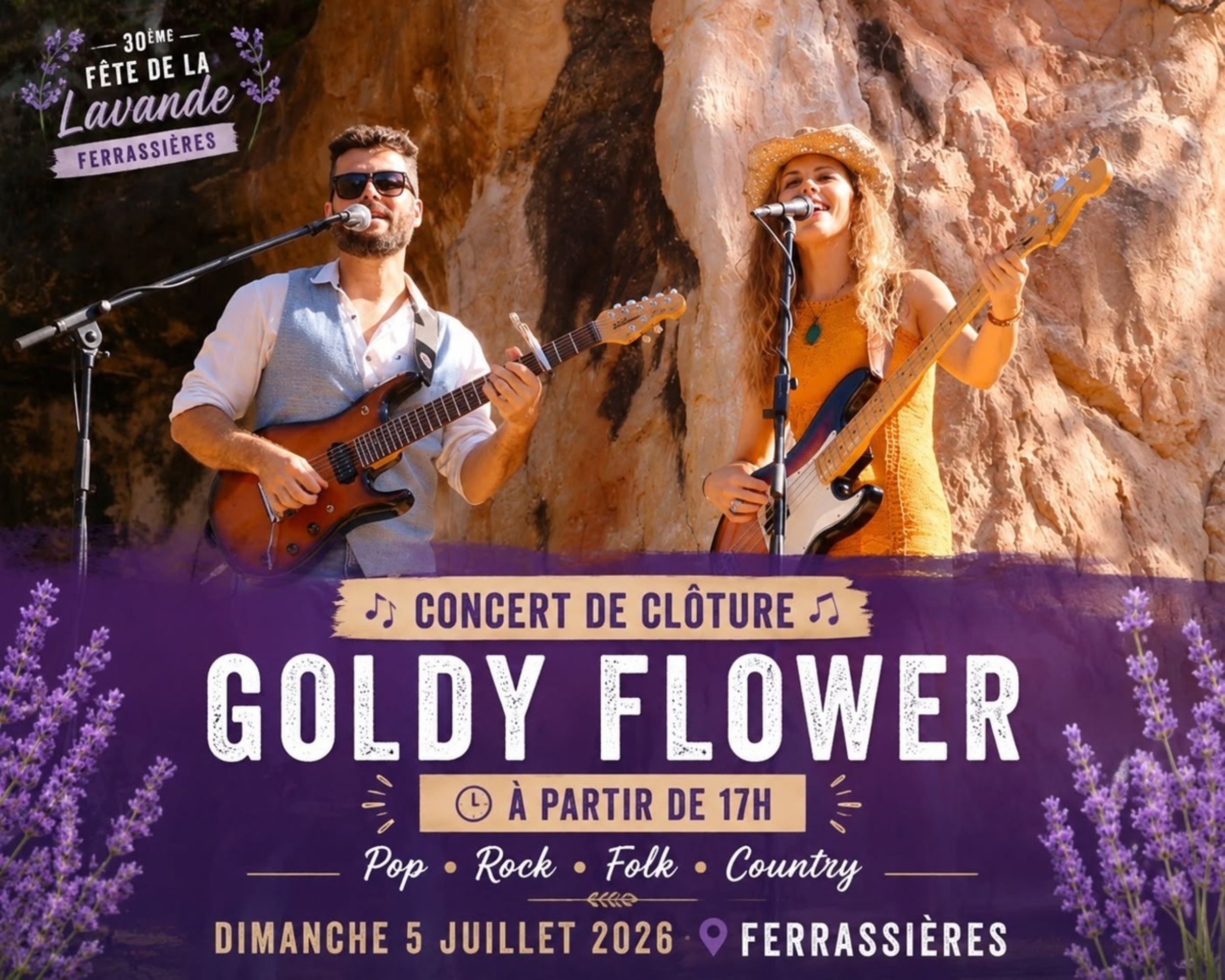 Concert de Goldy Flower - La Drôme Tourisme
