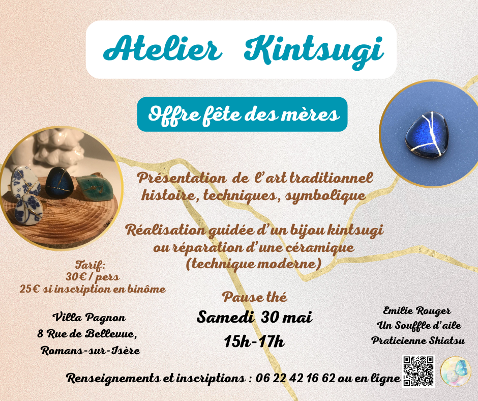 Atelier spécial fête des mères de Kintsugi - La Drôme Tourisme