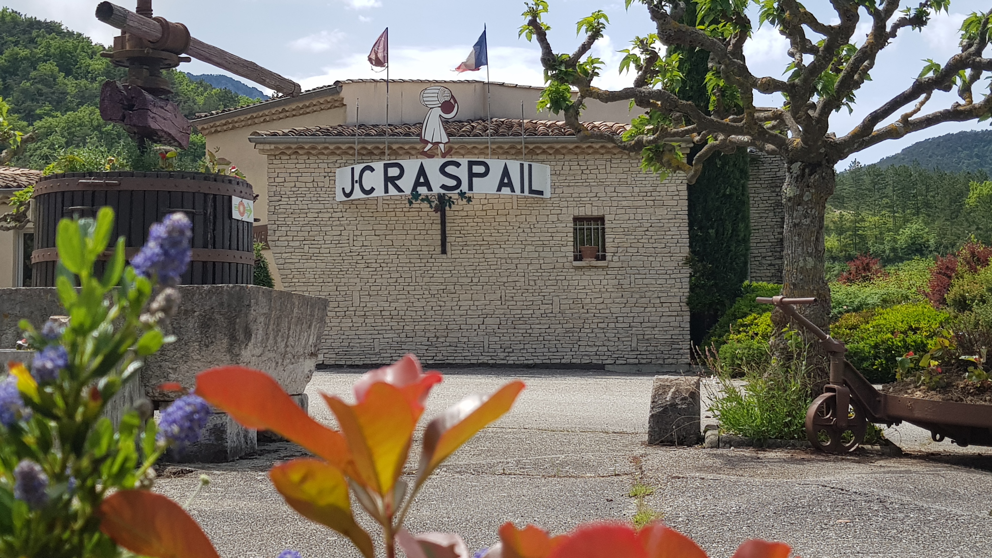 Aire de camping car à la Cave Raspail JC et Fils - La Drôme Tourisme