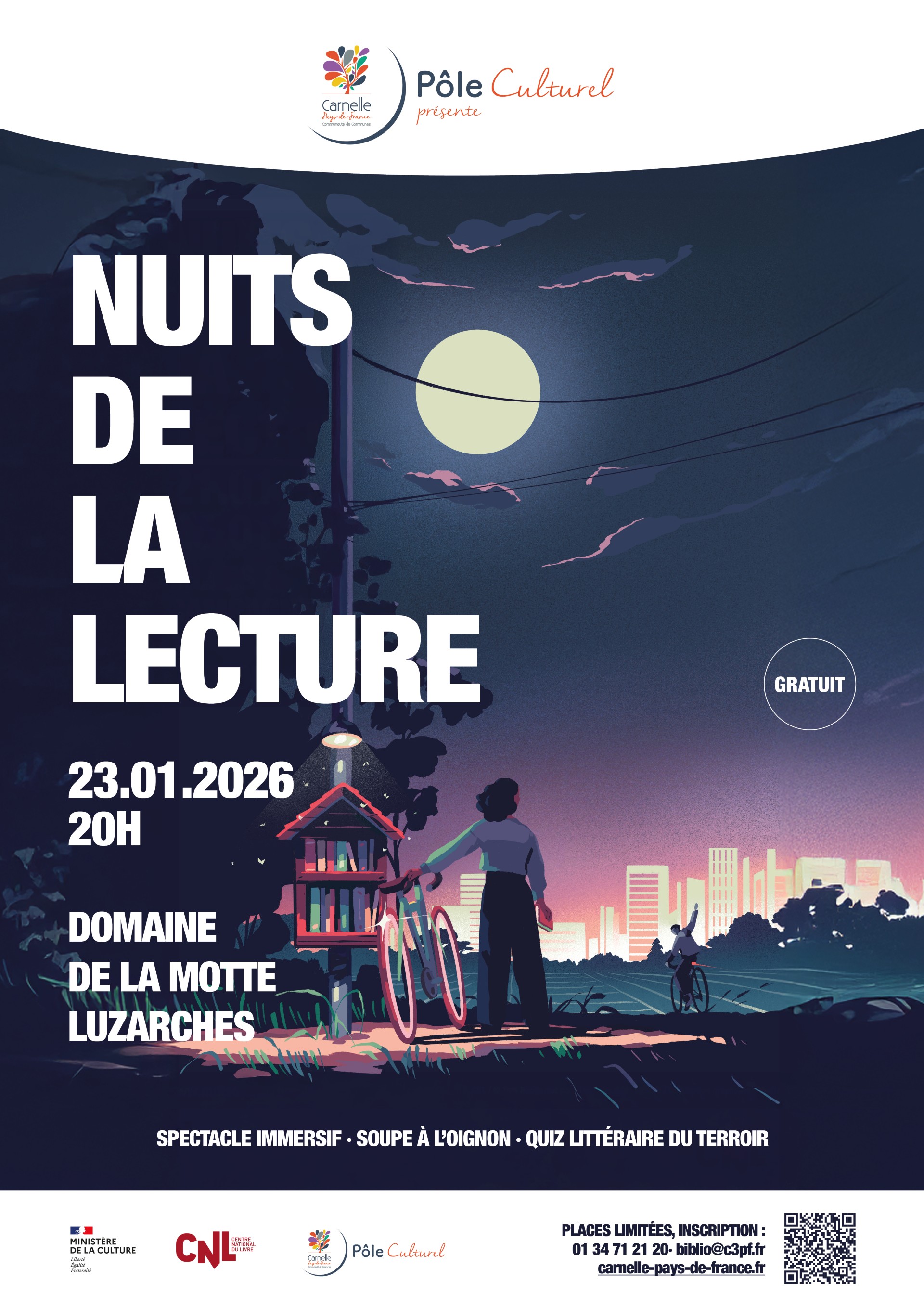 Nuits de la lecture - Val d'Oise Tourisme, Votre Val d'Oise est ici