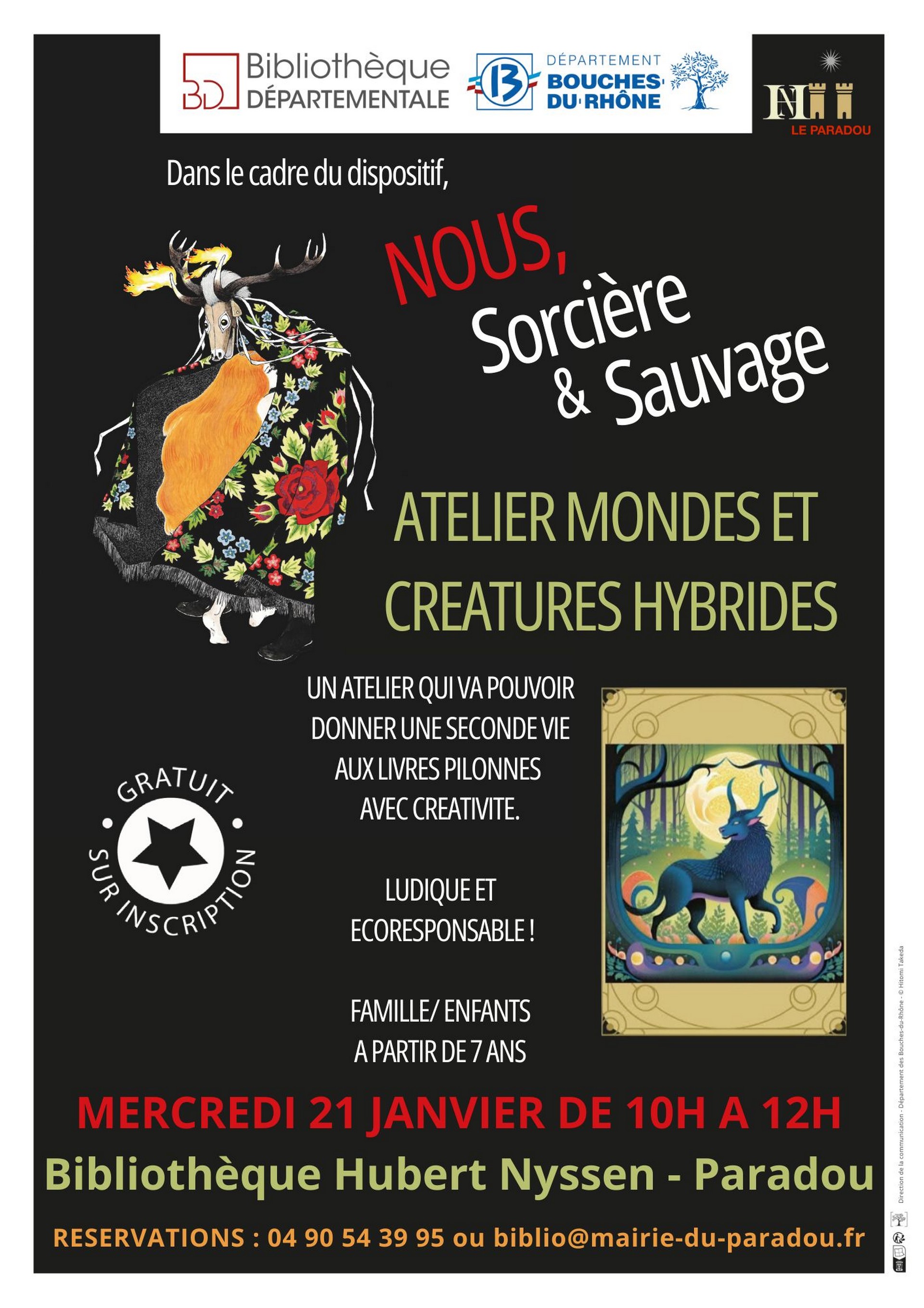 Workshop on “Hybrid Worlds and Creatures” at the Paradou Library ...