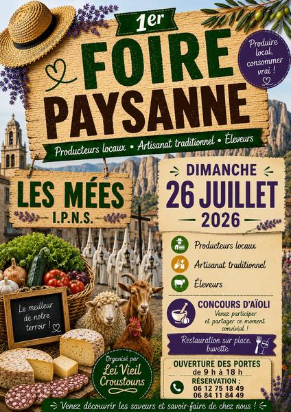 Foire paysanne aux Mées, Manifestations commerciales à Les Mées | Alpes ...