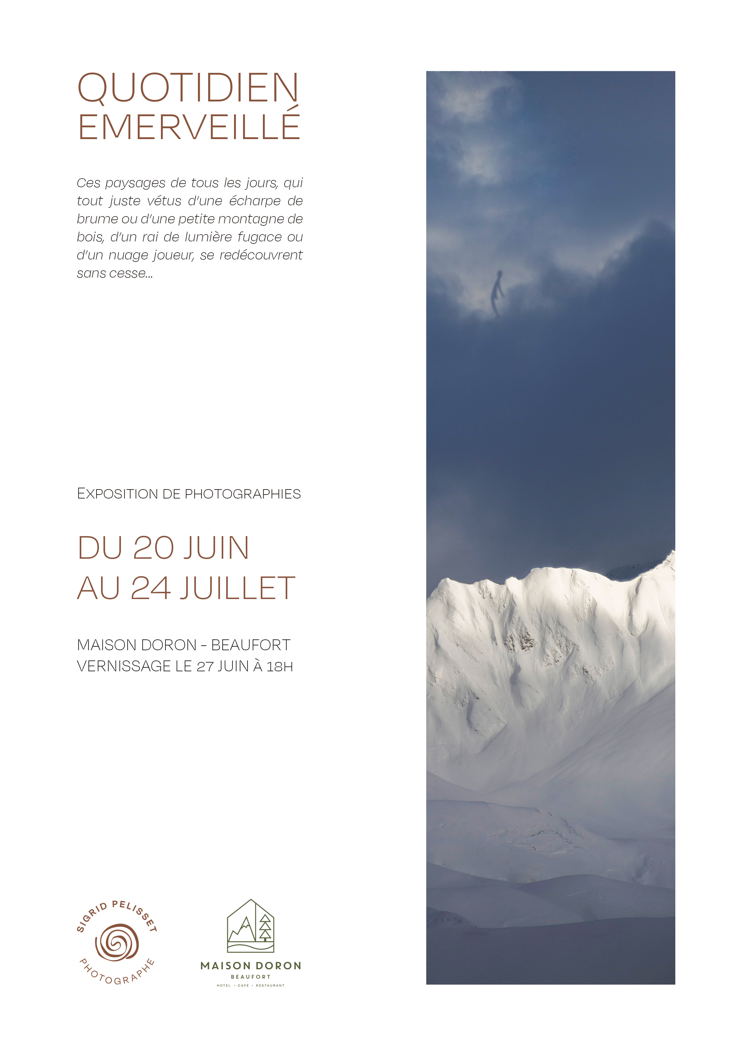 Exposition de photographies avec Sigrid Pelisset - Beaufortain