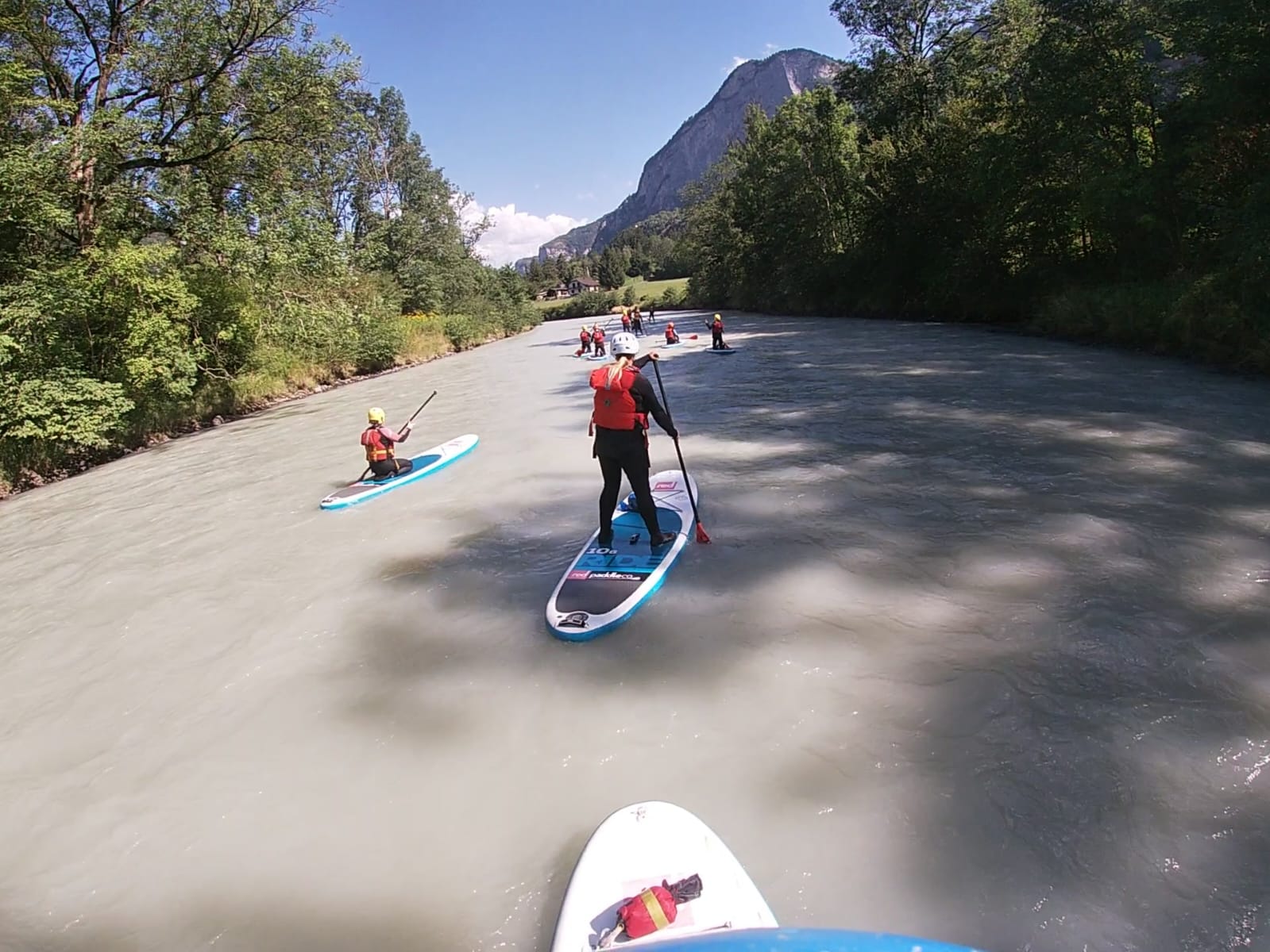 Stand Up Paddle sur l'Arve - Passy (74)