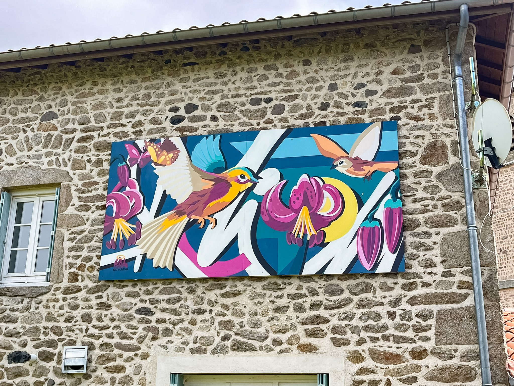 Fresque de Kat&Action - Auvergne-Rhône-Alpes Tourisme