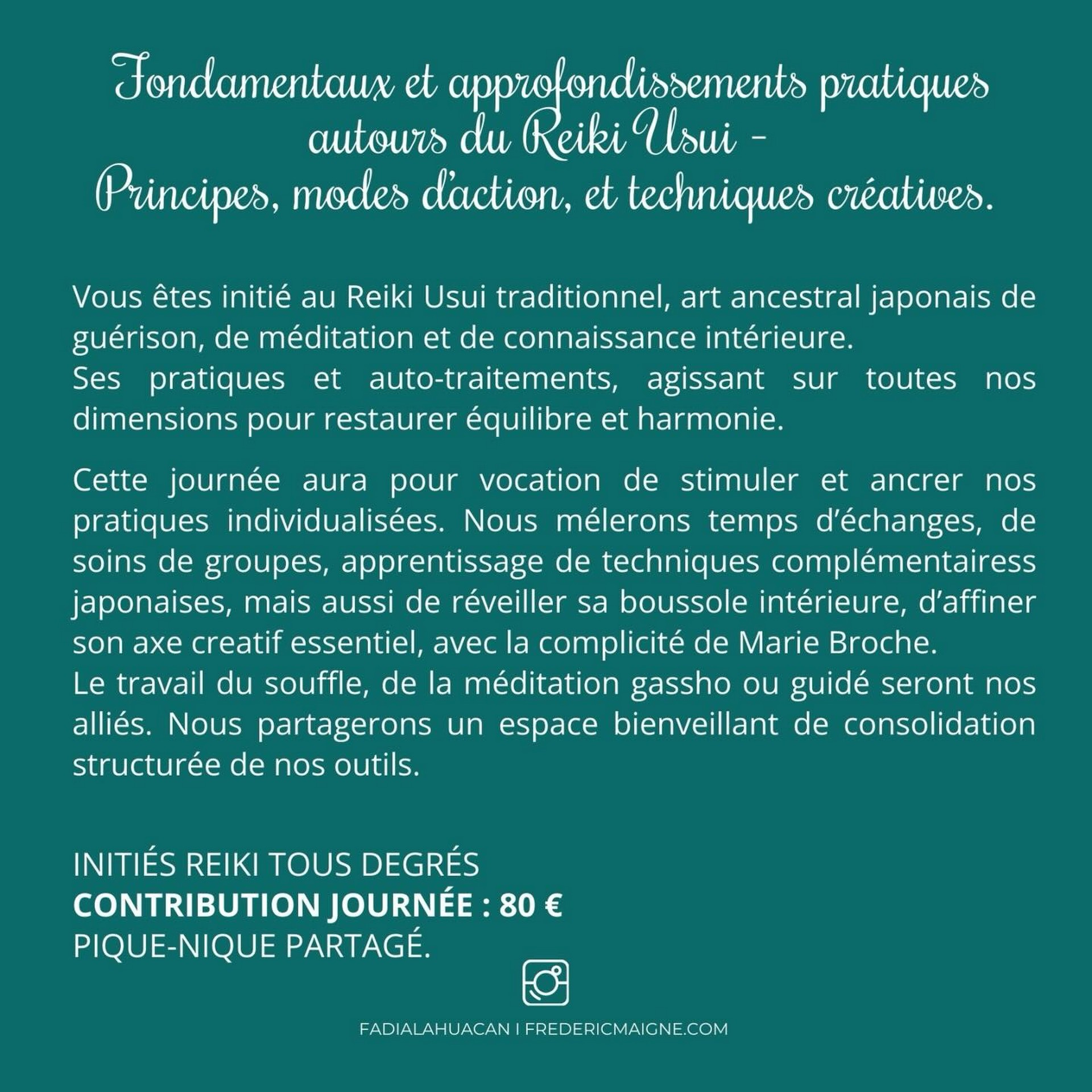 Creative practices around Usui Reiki - Alpilles en Provence