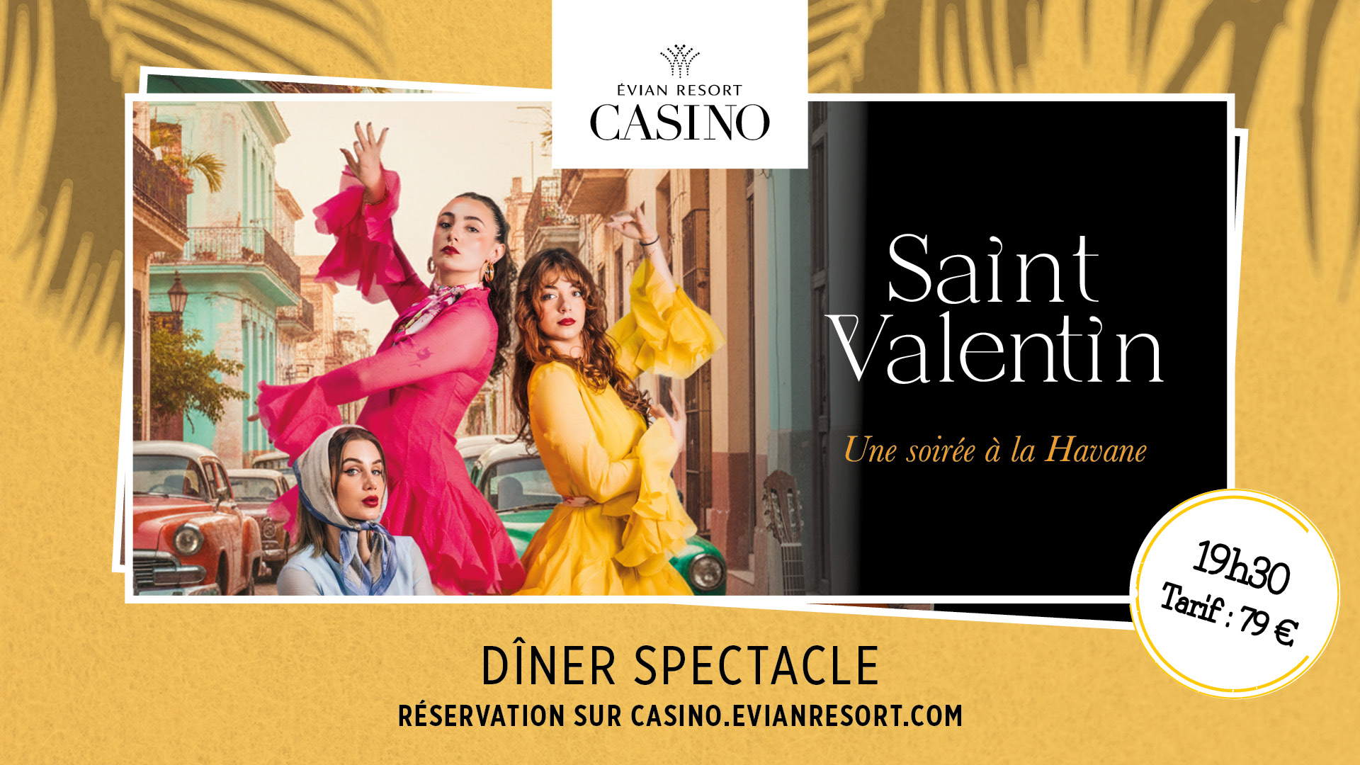 Valentine’s Day dinner show - Evian - Tourisme & congrès