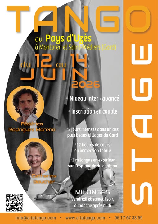 Stage tango et Milongas - Montaren-et-Saint-Médiers