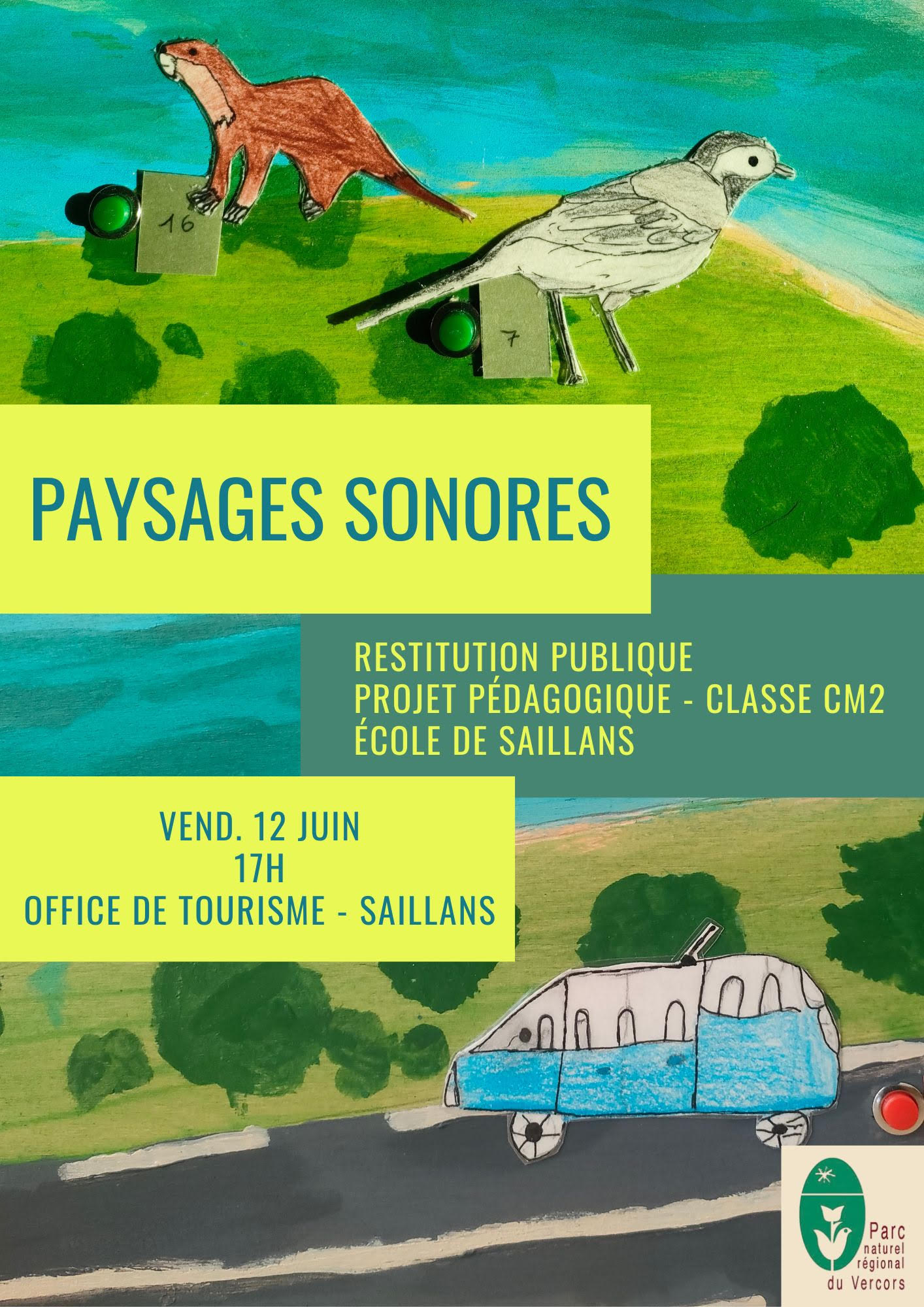Vernissage de l’exposition « Paysages sonores » : fresque sonore ...