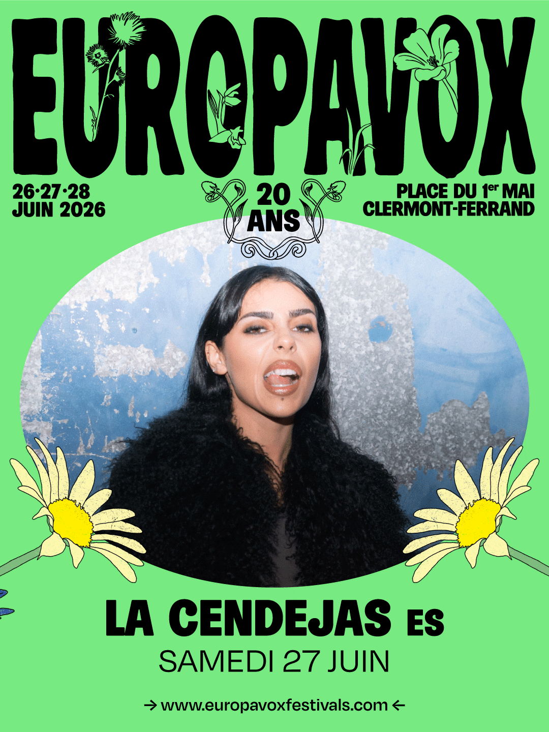 La Cendejas | Festival Europavox 2026 - Auvergne-Rhône-Alpes Tourisme