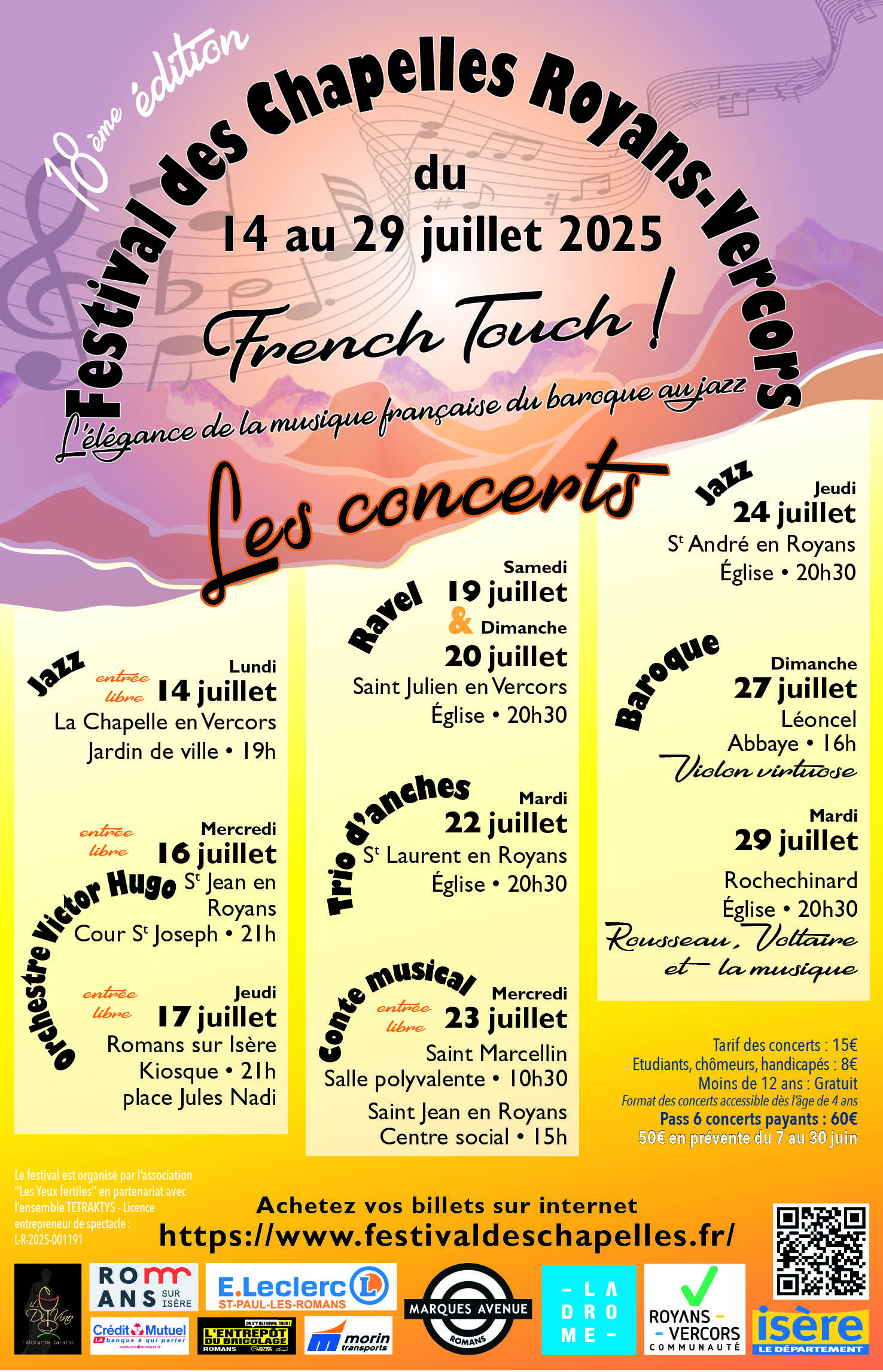 Festival des Chapelles Royans-Vercors - La Drôme Tourisme