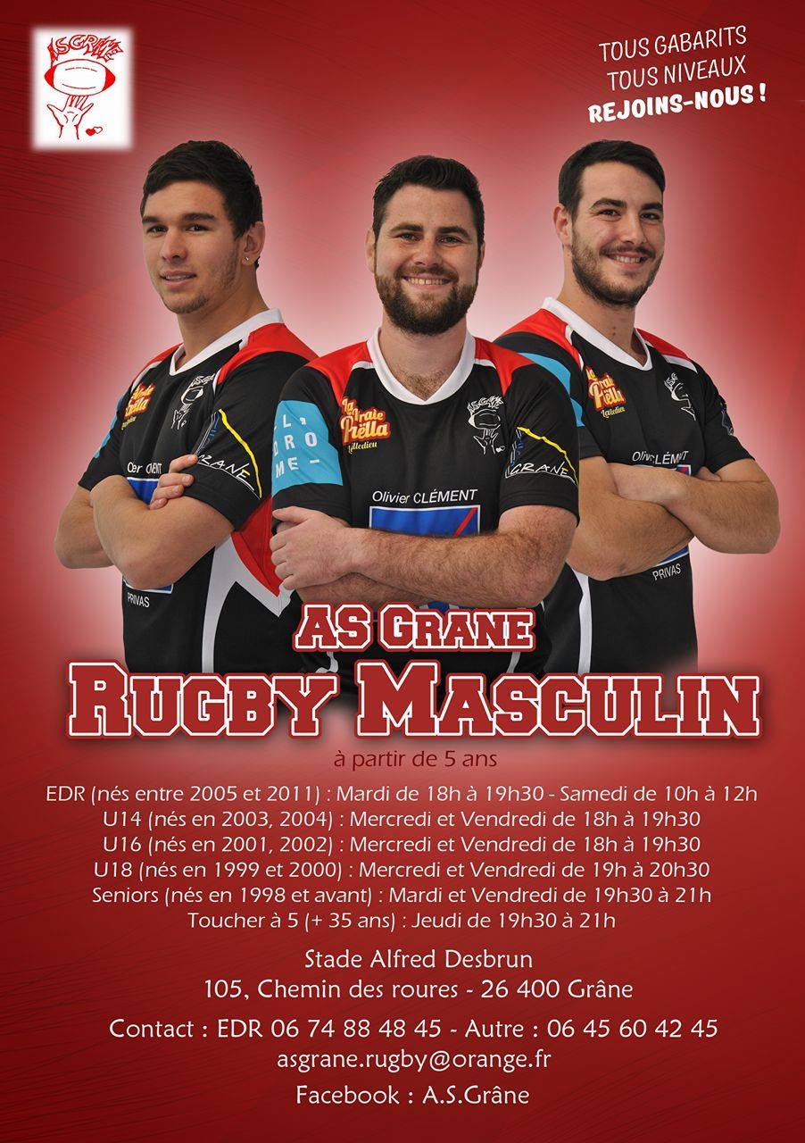 A.S. Grâne Rugby - La Drôme Tourisme